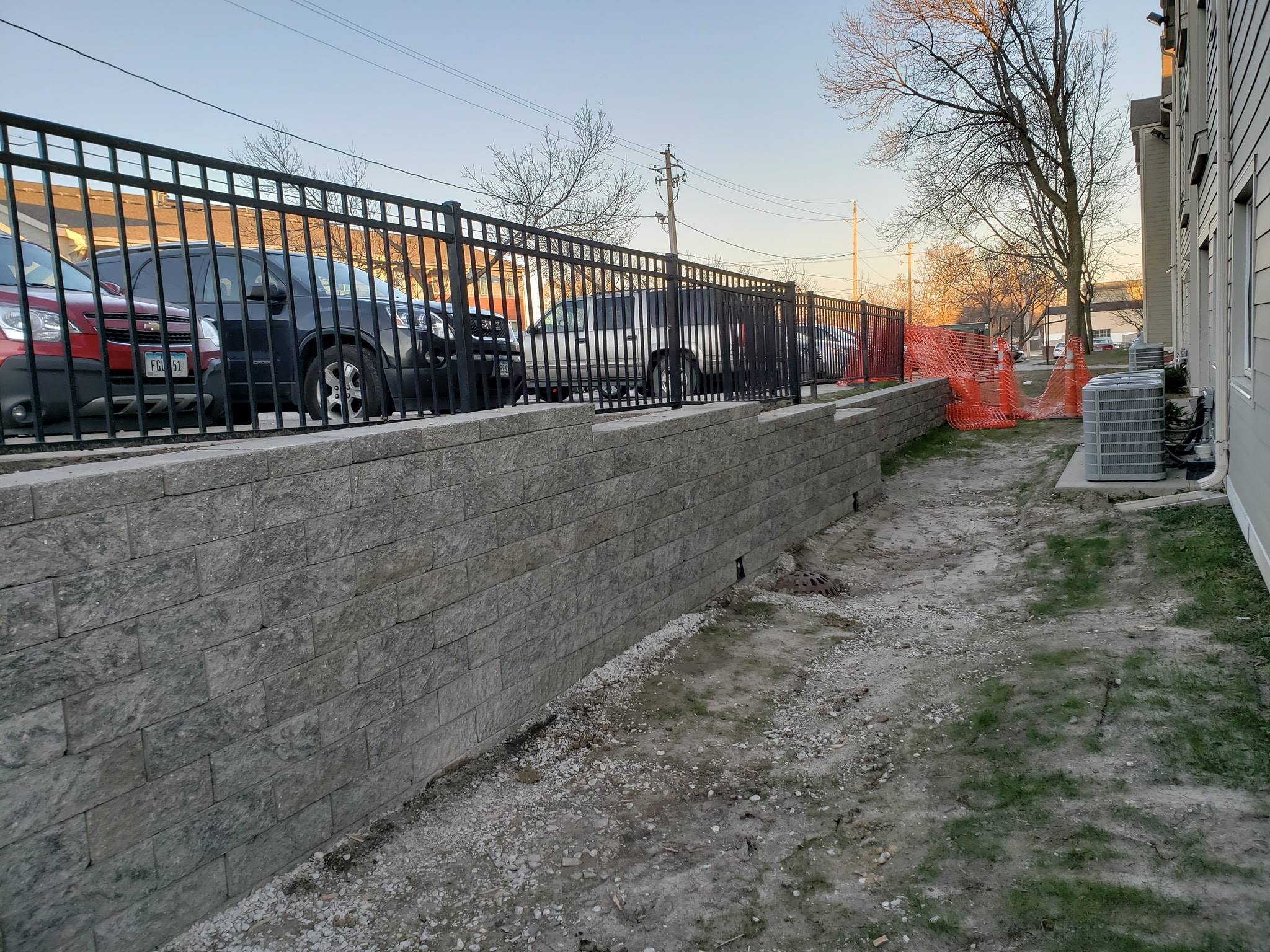 Commercial Retaining Wall